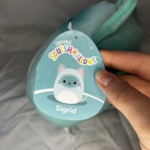 Squishmallows | Toys | Nwt Sigrid The Blue Cat 75 Squishmallow Soft ...